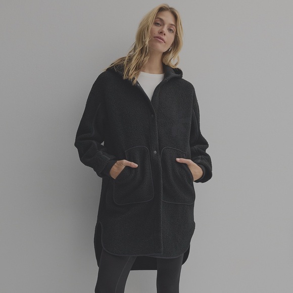 FLX | Jackets & Coats | Womens Mixed Media Hooded Jacket | Poshmark